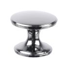 Knopp "Basic" Blank Krom - Beslagsbutiken